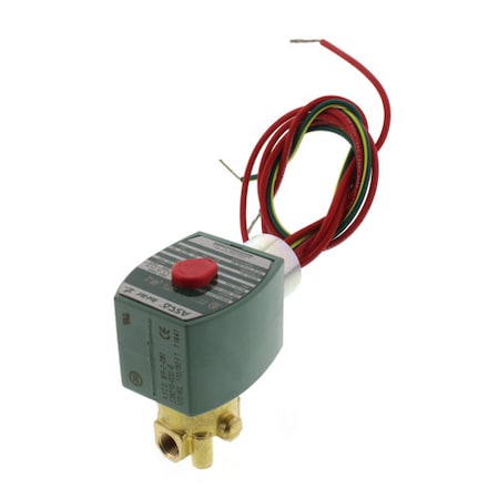 Asco Solenoid Valve, 2-Way, Normally Closed, 1/8 inches Pipe Size ...