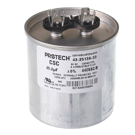 Rheem 43-25136-33 Capacitor - 43-25136-3 | Zoro