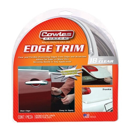 Cowles Products U SHAPE DOOR EDGE TRIM CLEAR 18FT T5600 | Zoro