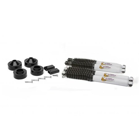 Daystar 07-16 WRANGLER JK 1.75IN LEVELING KIT W/ SHOCKS KJ09159BK | Zoro