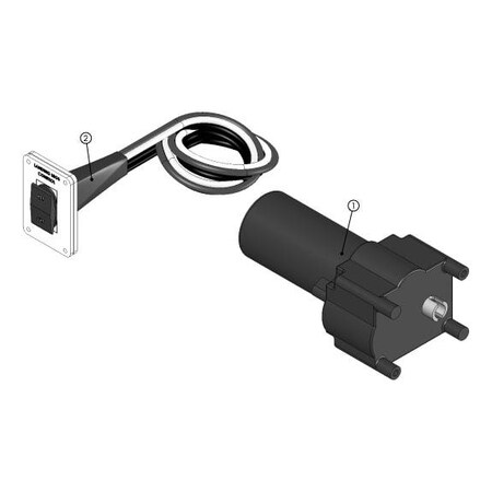 Lippert STANDARD LANDING GEAR MOTOR & IP RATED SWITCH AND HARNESS ...