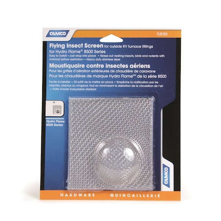 Camco FLYING INSECT SCREEN-FUR300, HYDROFLAME 8500 SERIES, BLISTER ...