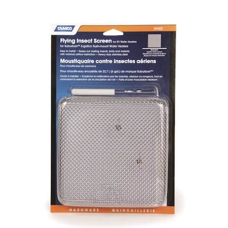 Camco FLYING INSECT SCREEN-WH400, SUB 6 GAL FLUSHMOUNT, BLISTER 42151 ...