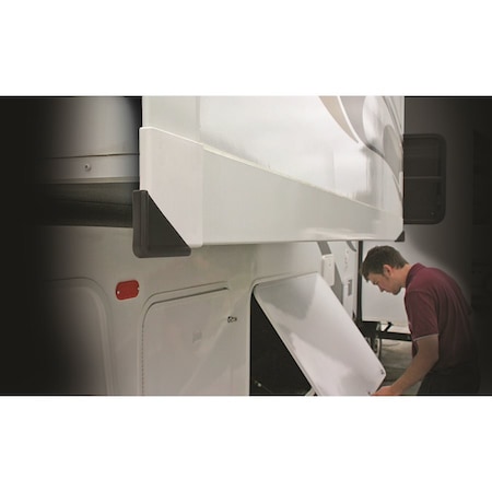 Camco RV SLIDE OUT CORNER GUARDS, POLAR WHITE 42193 | Zoro