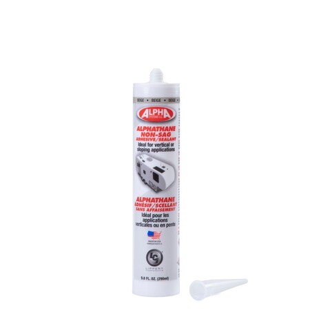 Lippert 5160 BEIGE ALPHATHANE NON-SAG SM TUBE - 9.8 OZ TUBE 862165 | Zoro