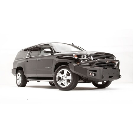 Fab Fours 15-C SUBURBAN WINCH BUMPER W/ FULL GRILL GUARD MATTE BLACK ...