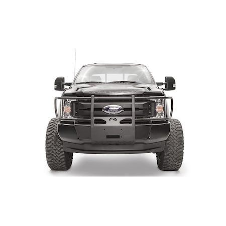 Fab Fours 17 FORD SD LARGE FRAME WINCH MOUNT MATTE BLACK FS17-N4160-1 ...