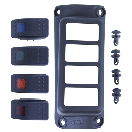 Daystar 15-17 Jeep Renegade A-Pillar Switch Pod W/ Switches KJ81001BK ...