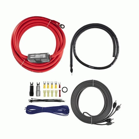 Metra Electronics 4AWG 1500W AMP KIT WITH RCA V8-AK4 | Zoro