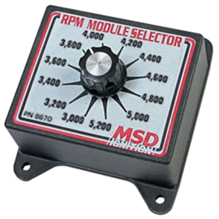 Msd Ignition SELECTOR SWITCH RPM MODULE 8670 | Zoro