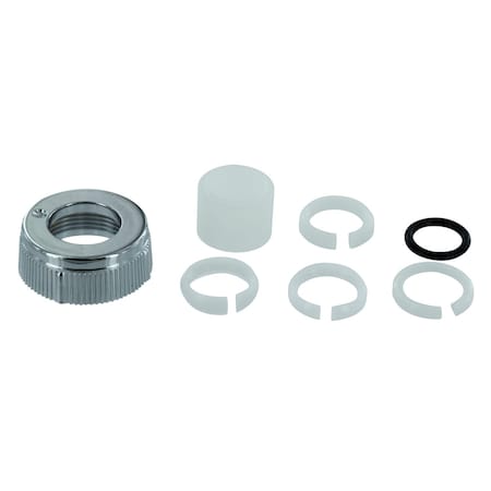 Valterra SPOUT NUT, O-RING, SNAP RING FOR CATALINA SPOUTS, CHROME ...
