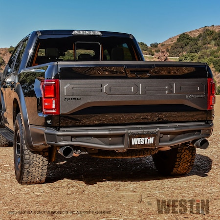 Westin Automotive 17-C F150 RAPTOR TEXTURED BLACK OUTLAW REAR BUMPER 58 ...