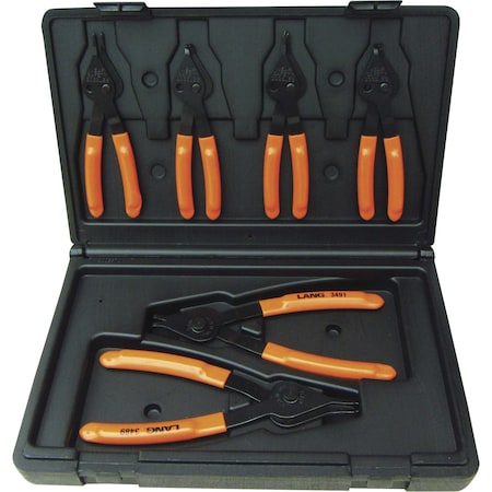 Kastar Hand Tools/A&E Hand Tools/Lang SET COMBO SNAP RING PLIERS 6PC W ...