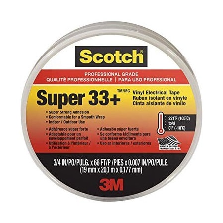 3M VINYL ELECT TAPE 3/4"x 66' ( 1 ROLL) 3M06132 | Zoro