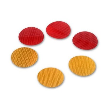 3M REFLECTORS AMBER 50PK 3M22560 | Zoro