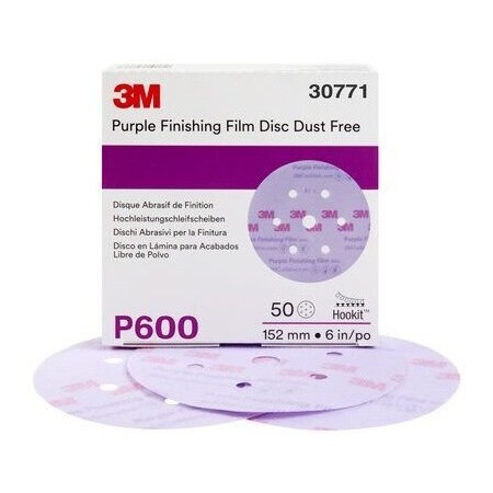 3M 6" PURPLE P600 DISC 50/BX 3M30771 | Zoro