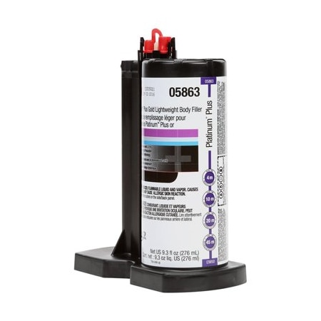 3M PLATINUM PLUS BODY FILLER CARTRIDGE-EA 3M5863 | Zoro