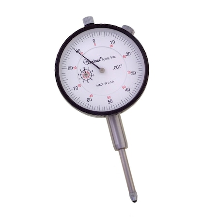 Central Tools INDICATOR 0-1" .001" GradsLug back3/ CE4345 | Zoro