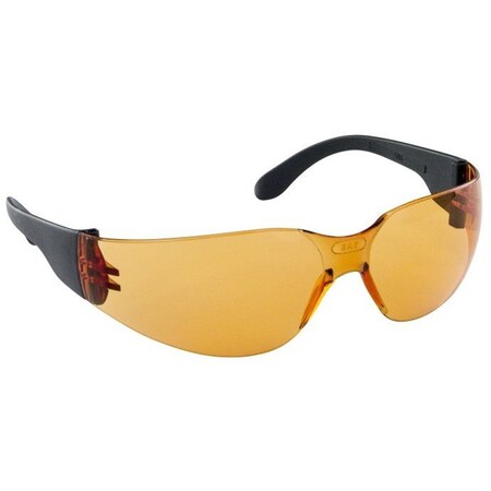 Sas Safety CRICKETS BLK TEMPLE ORANGE LENS SA5342 | Zoro