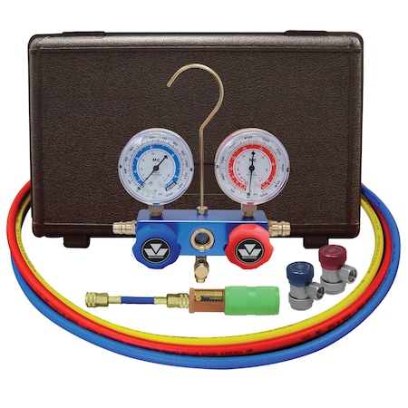 Mastercool R134A ALUM MANUAL 60" HOSE MANUAL COUPLE ME89661-UV | Zoro
