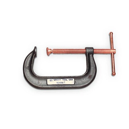 Wright Tool C-CLAMP 4" DPThroat Forged Steel CS WR90404C | Zoro