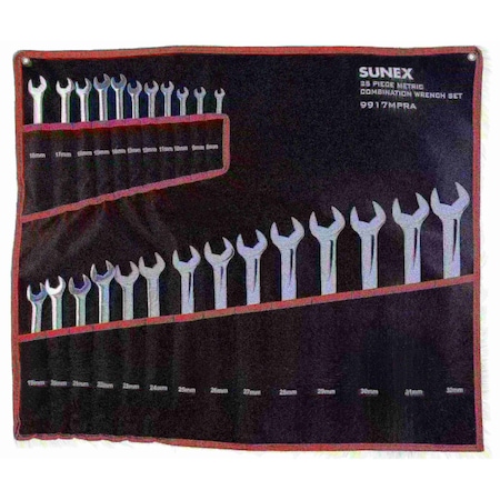 Sunex WRENCH SET 25 PC MET COMB SU9917MPRA | Zoro