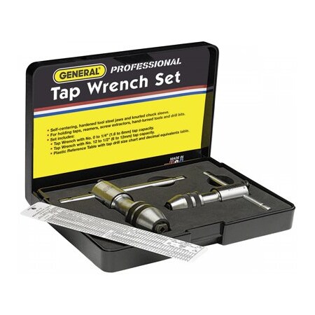 General Tools RATCHETING TAP WRENCH SET GN165 | Zoro