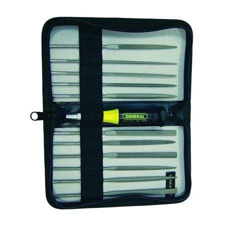 General Tools FILE SET 12pc JEWLER IN POUCH GN707475 | Zoro