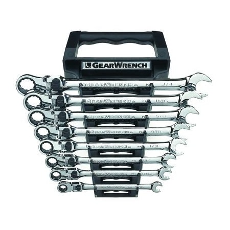 Gearwrench WREN SET XL LOCK RATCH FLEX SAE 12 PT 8 GWR85798 | Zoro