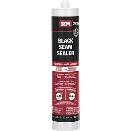 Sem Products BLACK SEAM SEALER & PLASTIC TIP SE29392 | Zoro