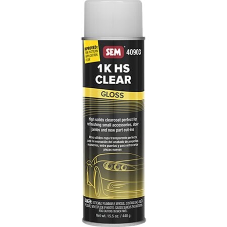 Sem Products AEROSOL 1K HS CLEAR 16oz SE40903 | Zoro