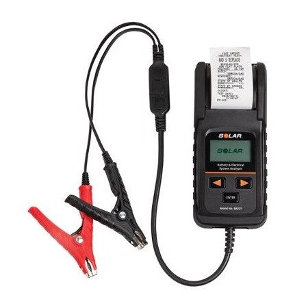 Clore Automotive $SOLAR BATTERY TESTER W/PRINTER SOBA227 | Zoro