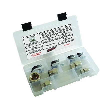 S.U.R. & R. Auto Parts A/C COMP BLOCK OFF KIT (1) SRRAC80 | Zoro