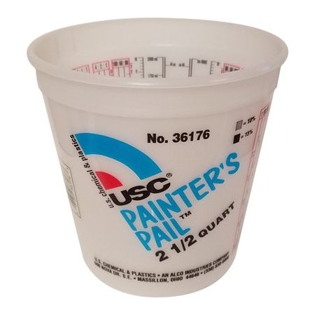 U S Chemical & Plastics PAIL 2-1/2 QT US36176 | Zoro