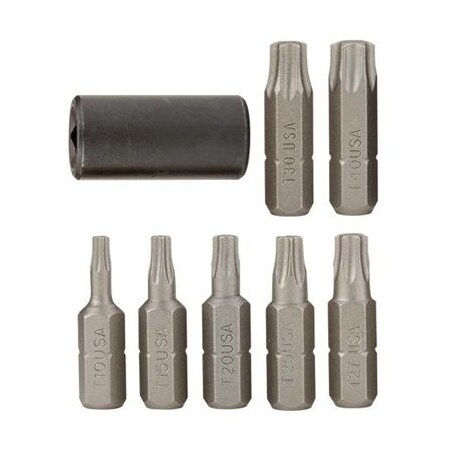 Bosch TORX INS BIT SET 8 PC VA15598 | Zoro