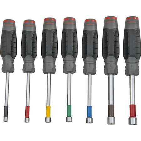 Proto HOLLOW SHANK NUT DRIVER 7 PC SET SAE POJ1207SND | Zoro