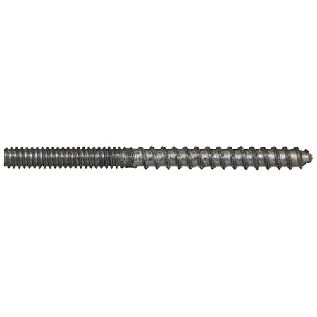 Midwest Fastener Hanger Bolt, #10 Thread to #10-24 Thread, 2 1/2 in ...