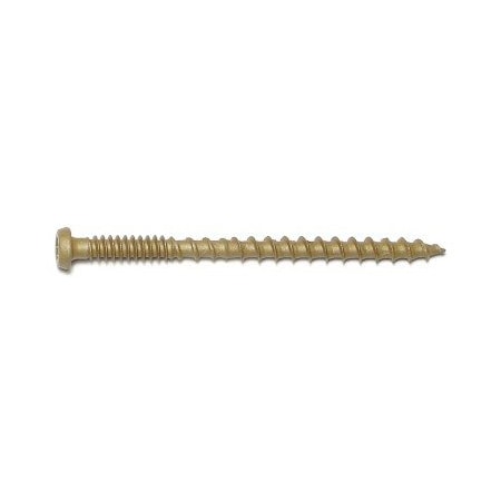 Saberdrive Deck Screw, #10 x 3 in, Steel, Pan Head, Torx Drive 09669 | Zoro