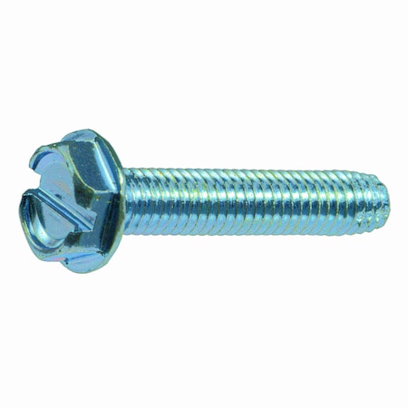 Midwest Fastener Sheet Metal Screw, #10 x 1 in, Zinc Plated Steel Hex ...