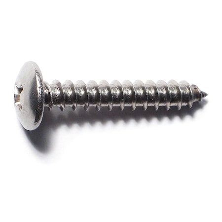 Midwest Fastener Sheet Metal Screw, #14 x 1-1/2 in, 18-8 Stainless ...