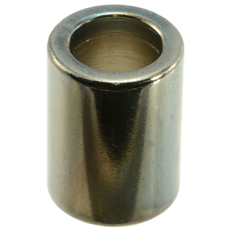 Midwest Fastener Round Spacer, Black Chrome Steel, 1 in Overall Lg, 1/2 ...