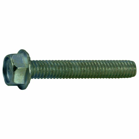 Midwest Fastener Grade 5, 5/16"-18 Flange Bolt, Zinc Plated Steel, 2 in ...