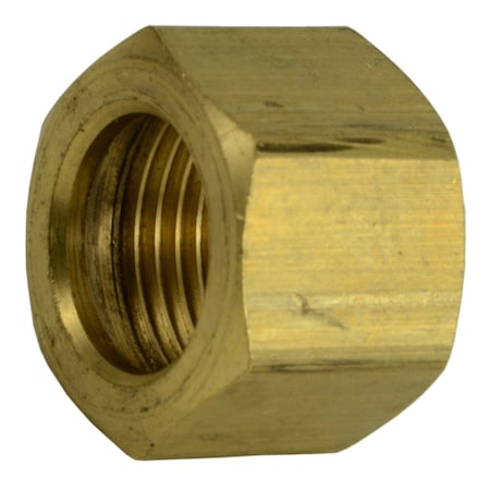 Midwest Fastener 1/2" Brass Compression Nuts 6PK 35687 | Zoro