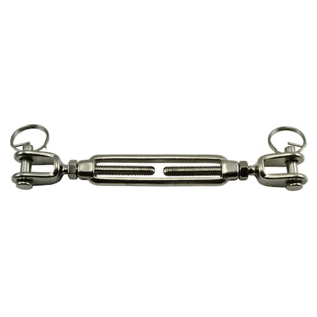 Midwest Fastener 3/16" 316 Stainless Steel Jaw/Jaw Turnbuckle 35801 | Zoro