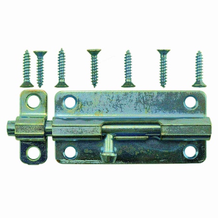 Midwest Fastener 4" Zinc Plated Steel Barrel Bolts 3PK 37283 | Zoro