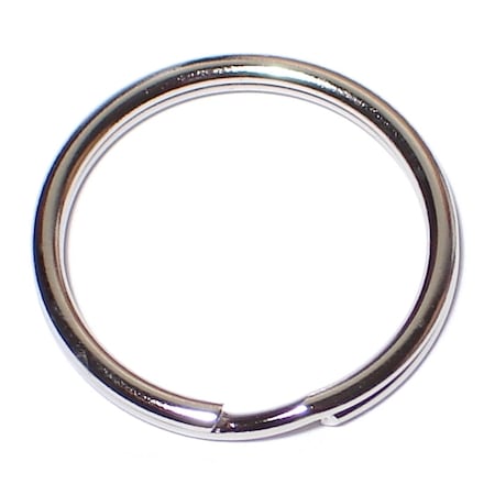 Midwest Fastener Steel, Split Ring, Nickel 12 PK 38505 | Zoro