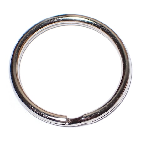 Midwest Fastener Steel, Split Ring, Nickel 8 PK 38508 | Zoro