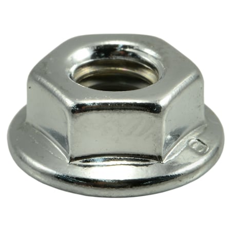 Midwest Fastener Flange Nut, M6-1.00, Steel, Chrome Plated, 8 PK 39306 ...