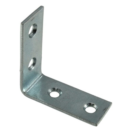 Midwest Fastener 90 Degree x 1.5" x 1.5" Zinc Plated Steel Angle Braces ...