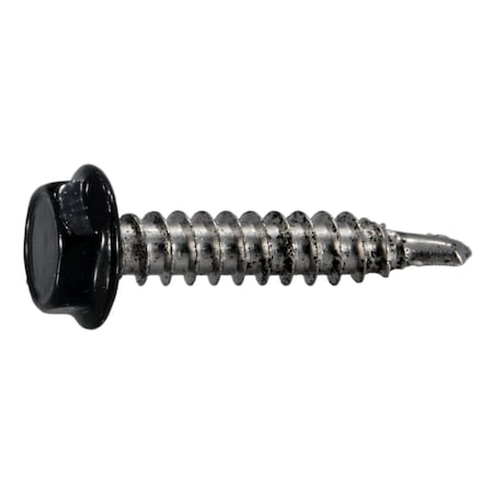 Midwest Fastener Self-Drilling Screw, #10 x 1 in, Painted Stainless ...